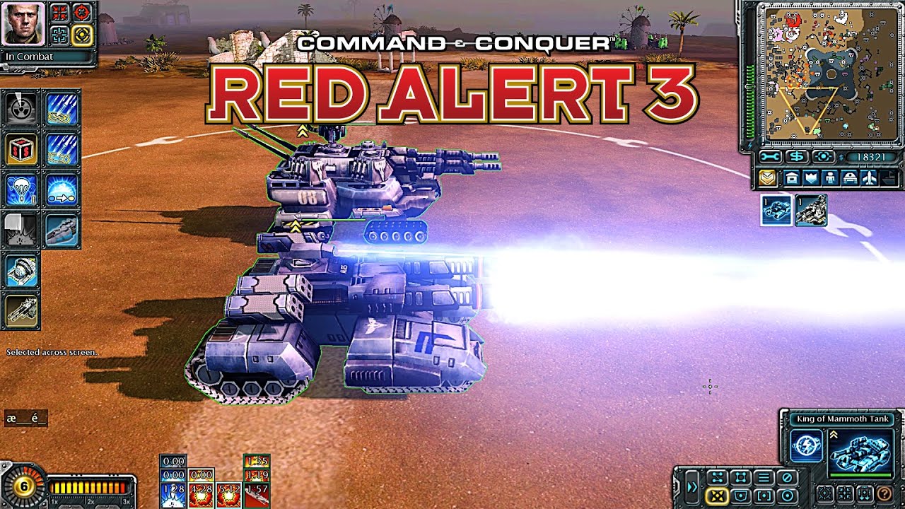 Red Alert 3 World in Conflicts MOD Allies Vs Soviet 4v4 | A tough ...