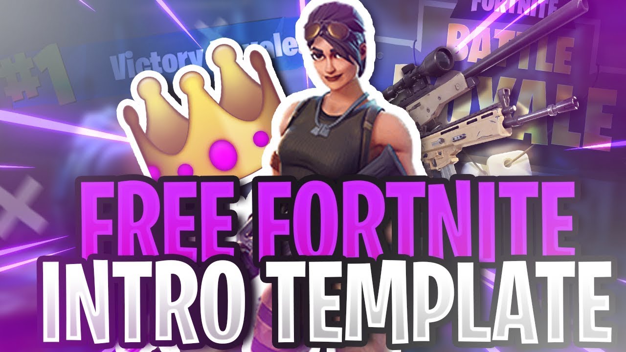 FORTNITE INTRO TEMPLATE (SNIPER EDITION) FREE DOWNLAOD - YouTube