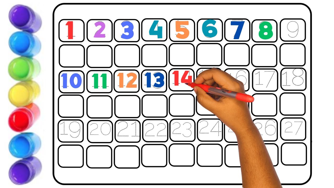 A Fun Journey Through Numbers || Counting Adventures for Little Minds 🌈 ...