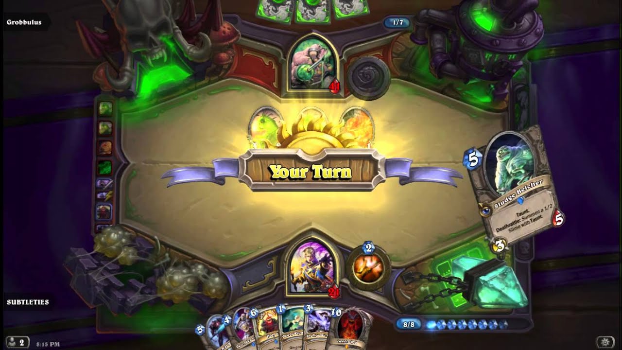 [Hearthstone] Naxx Construct Quarter (heroic) - Grobbulus - YouTube