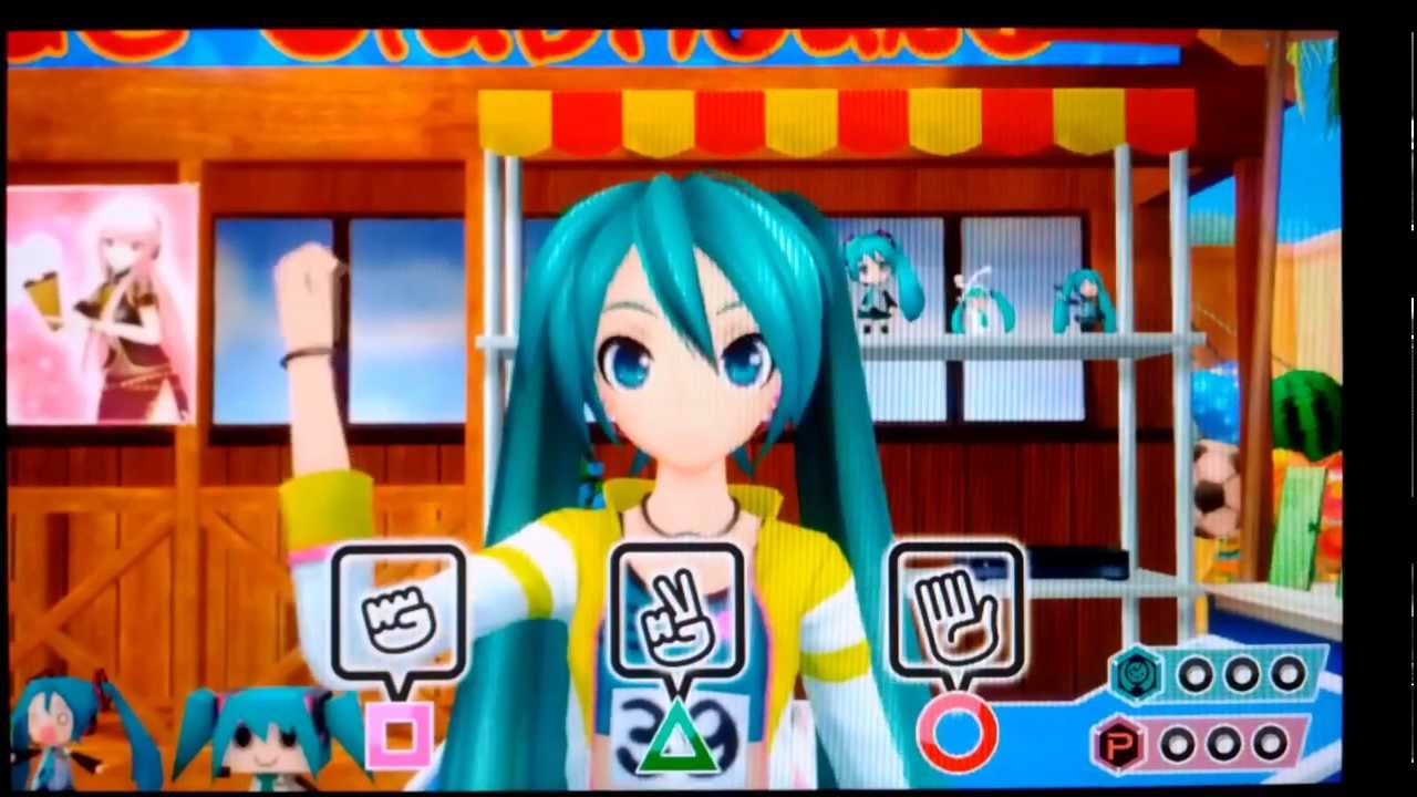 Project DIVA f - Play with the Vocaloids! (Miku Room) - YouTube