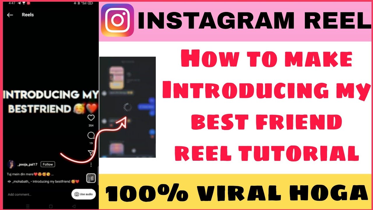 Introducing my best friend reels tutorial | How to make introducing my ...