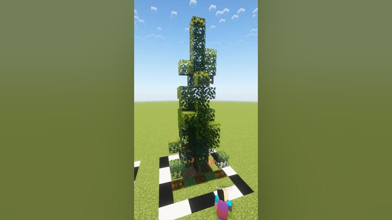Minecraft | Custom Tree Tutorial! #minecraft #100days # ...
