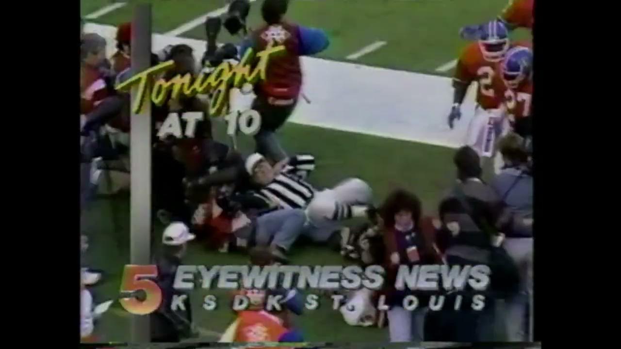 Mike Bush Highlight Zone at 10 KSDK Eyewitness News 5 St. Louis Promo Commercial 2-4-1988 - YouTube