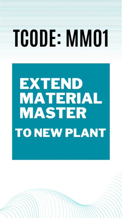 Sap Qm Extend Material Master Tcode Mm01 Shorts Sappp Sapqm Youtubeshorts Youtube