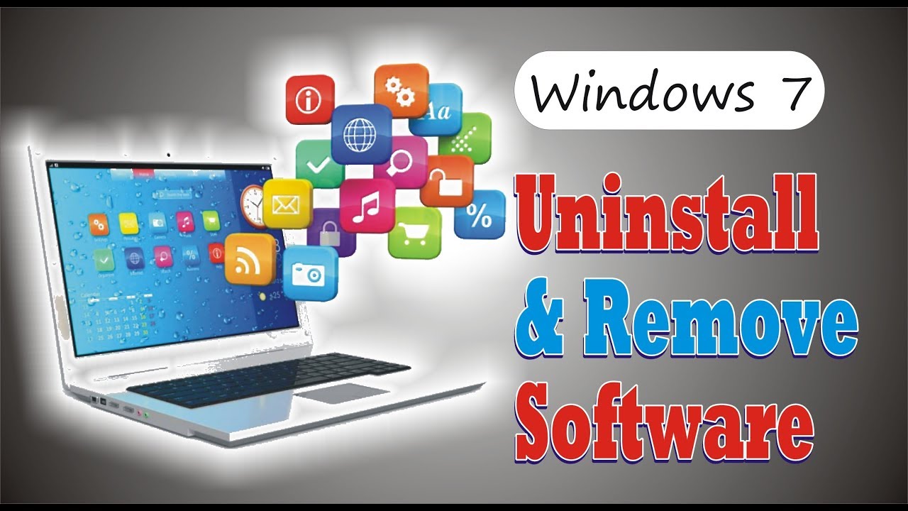 How to Uninstall & Remove Software From Your Pc in Windows 7 (2 ways ...