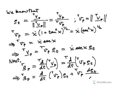 Lecture 10: Examples Using Intrinsic Coordinates - YouTube