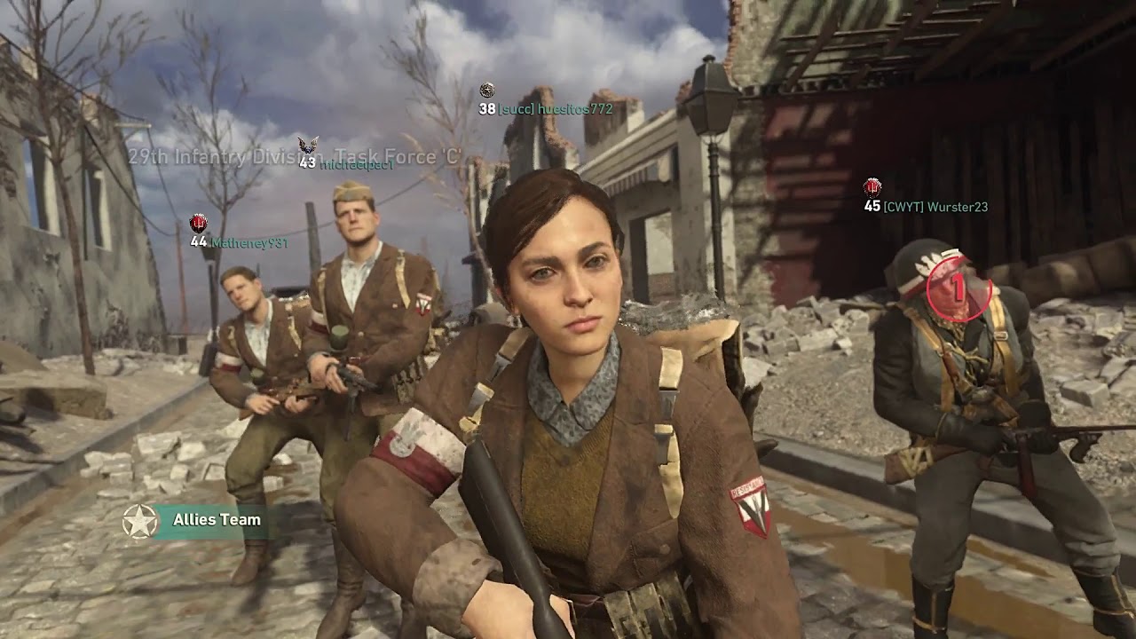 Call of Duty WW2 Resistance DLC Gameplay - YouTube