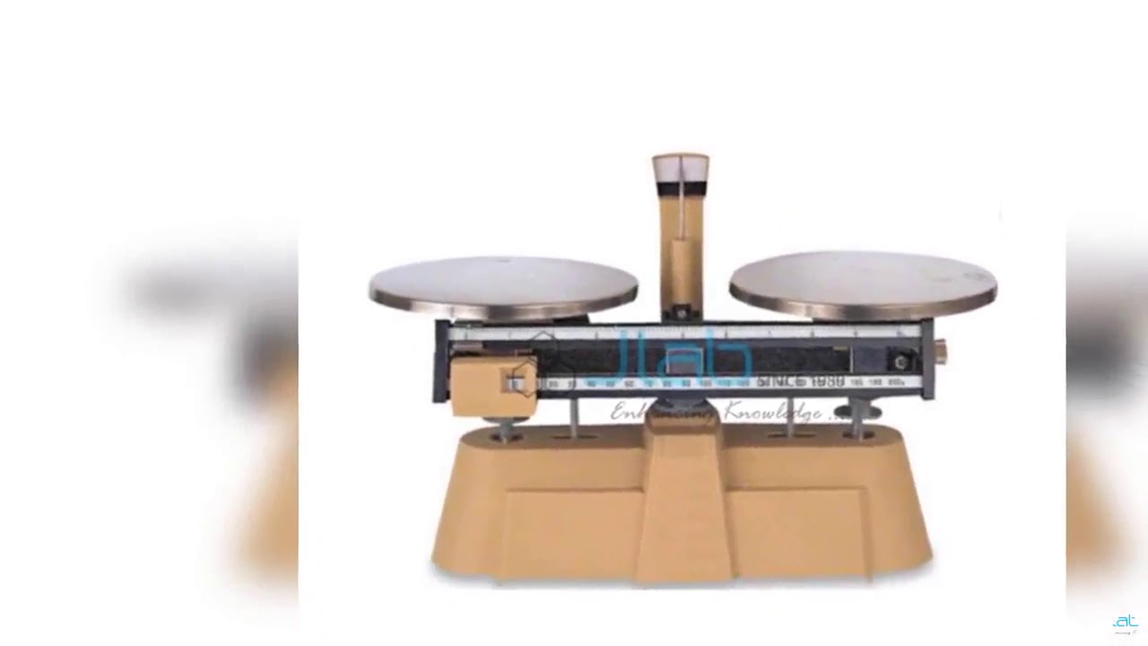Double Beam Balance With 2000gm Jlab - YouTube