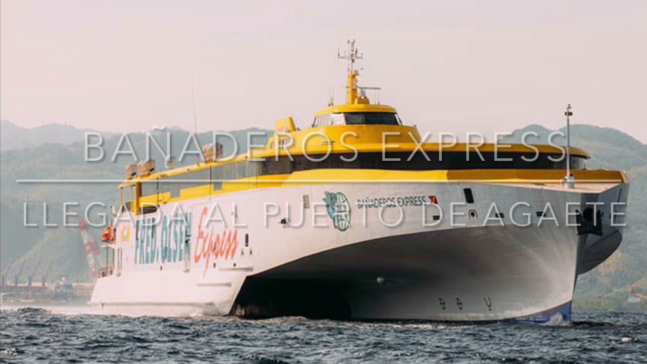 Bañaderos Express. Llegada al Puerto de Las Nieves. Agaete. Time-Lapse ...