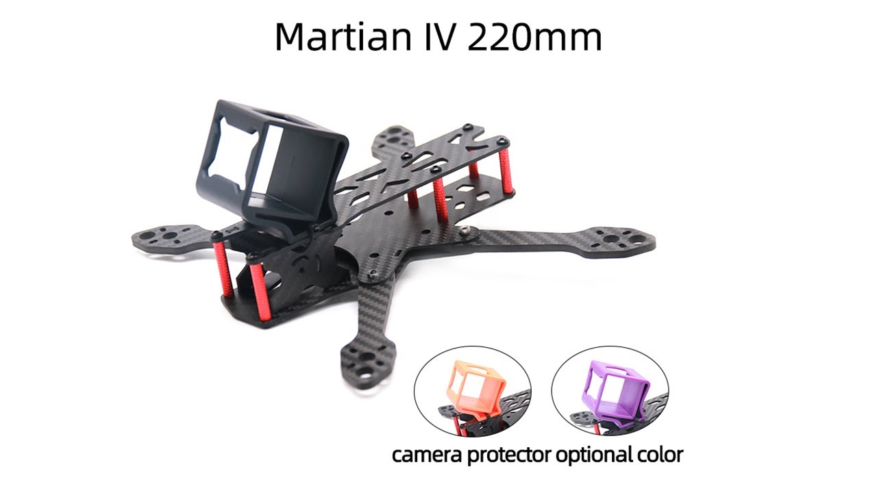5 Inch FPV Freestyle Martian IV 220mm Frame Assembly - YouTube