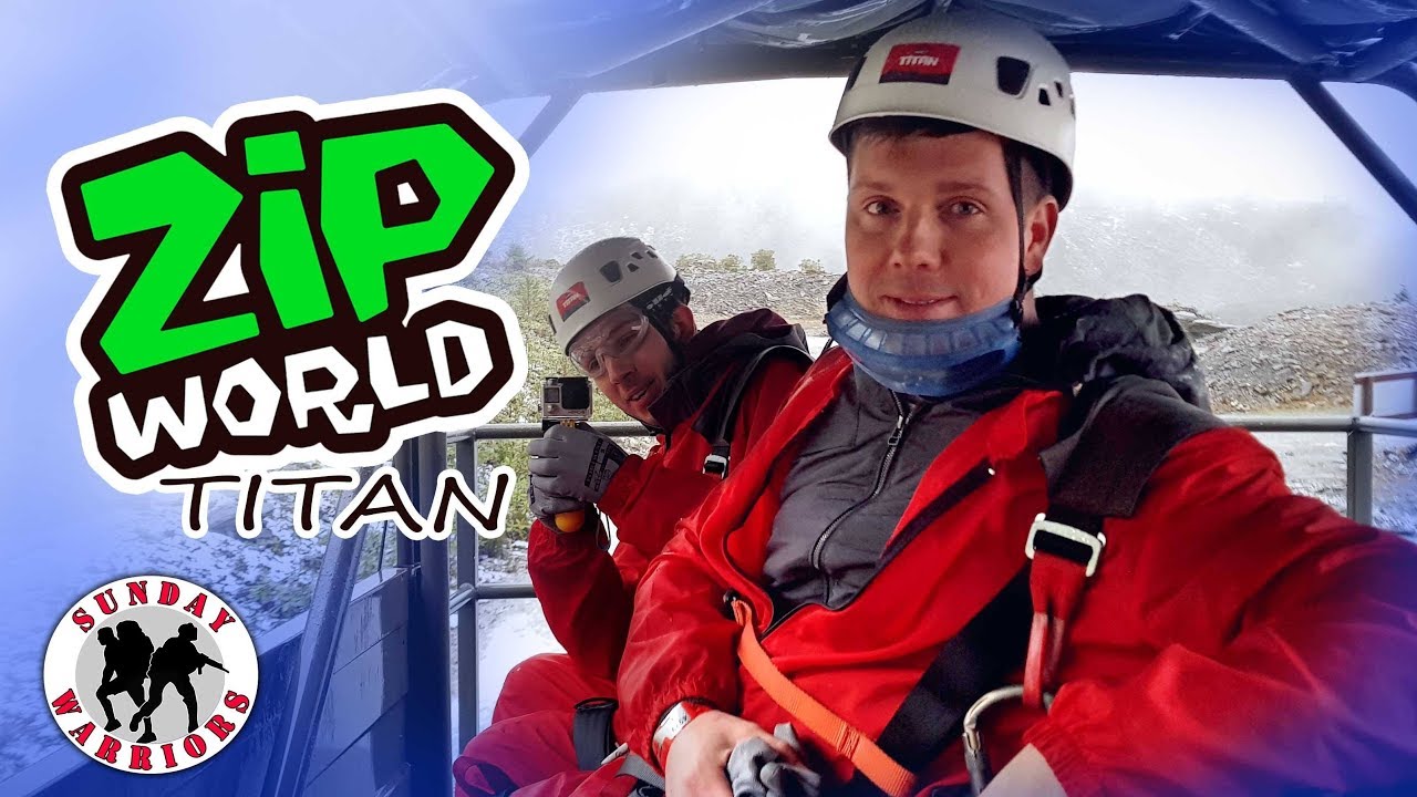 Zip world Titan | largest zip zone in Europe ( January 2018) - YouTube