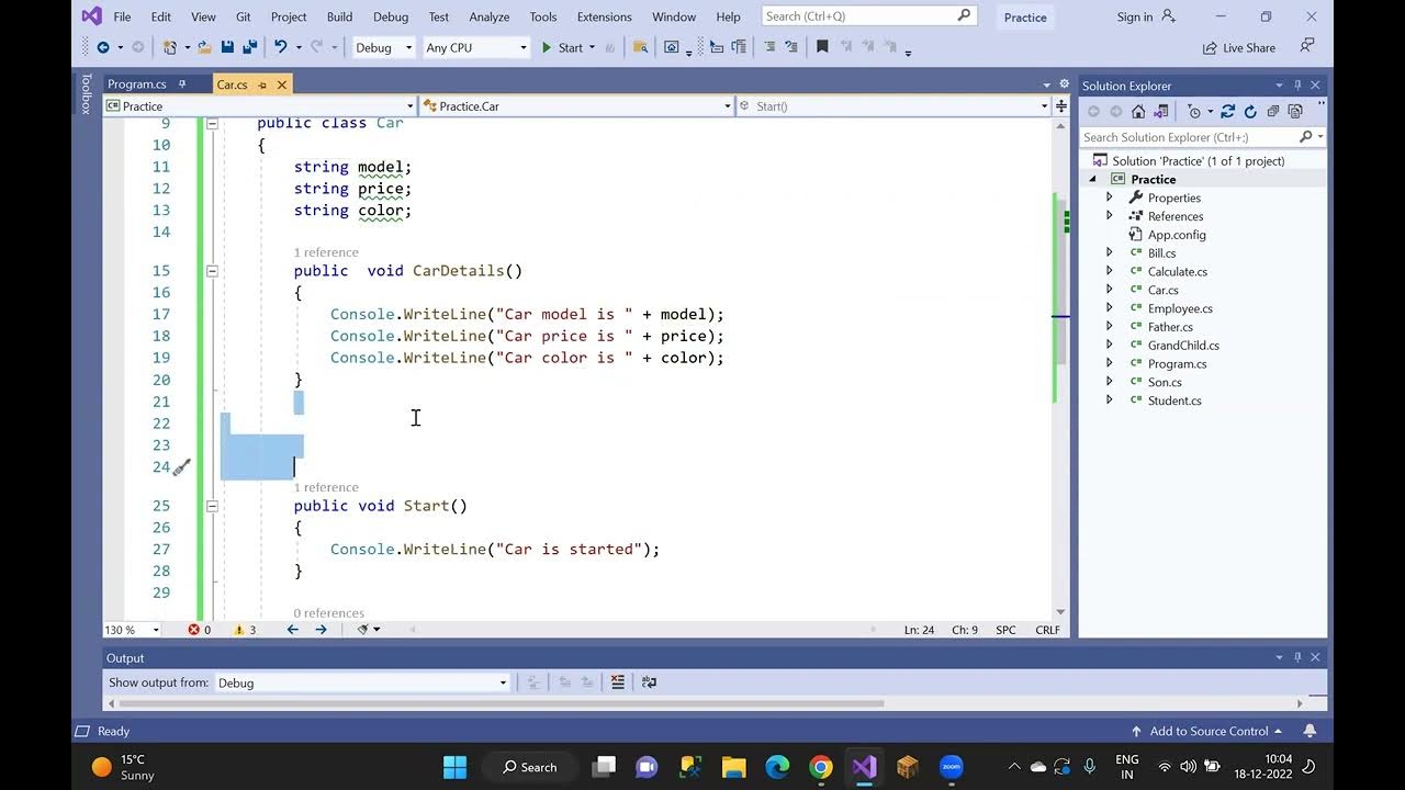 5) Class, Access Modifiers, Properties , Inheritanc and polymorphism in ...
