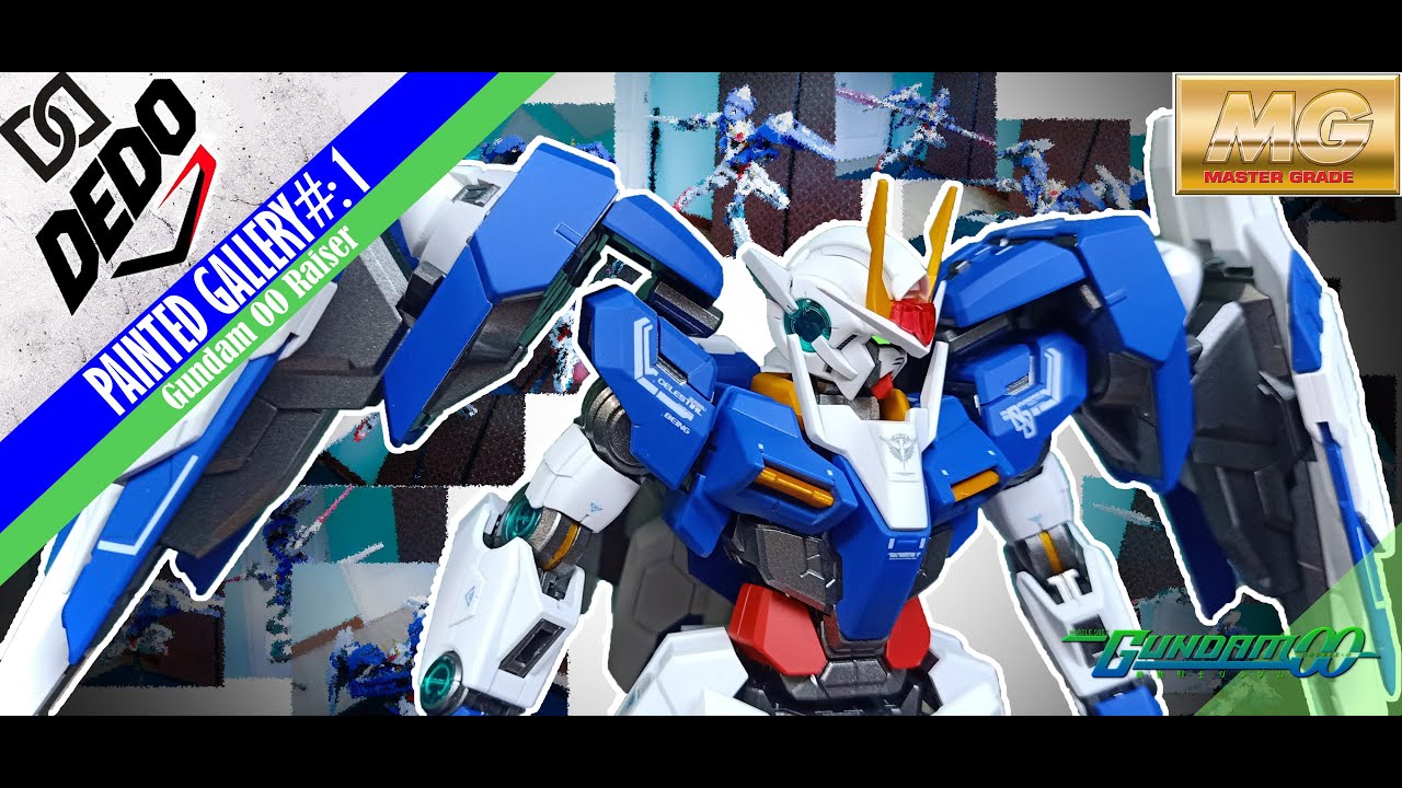 CUSTOM PAINTED GUNPLA#: 1 MG Gundam OO Raiser - YouTube
