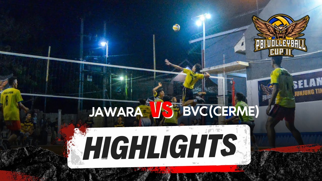 PERTANDINGAN 8 BESAR JAWARA Vs BVC (CERME) PBI VOLLEYBALL CUP 2 - YouTube