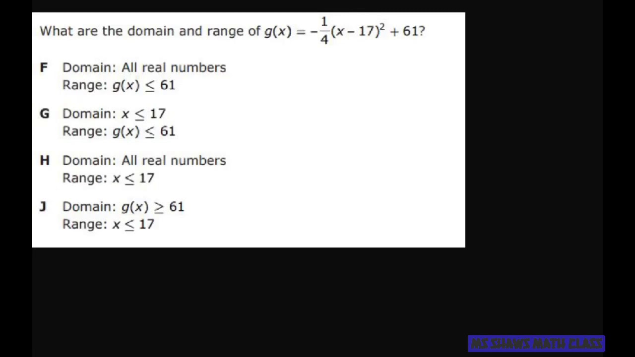2019 Staar Released Exam Algebra 1 50 YouTube 2019-staar-released-exam-algebra-1-50-youtube