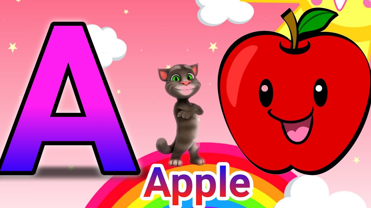 English Varnmala,Abcd Cartoon,ABC song, Alphabets,Abcd Rhymes,A for ...
