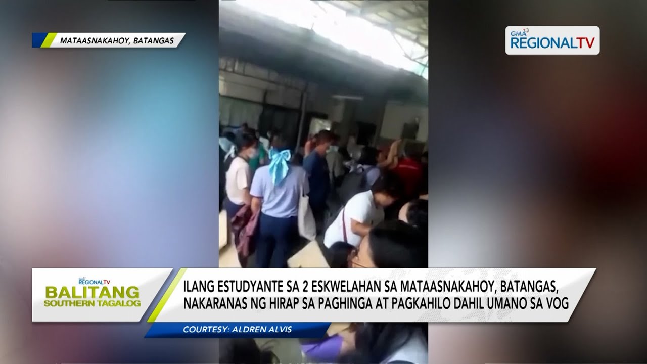 Balitang Southern Tagalog: Nahirapan sa Paghinga - YouTube