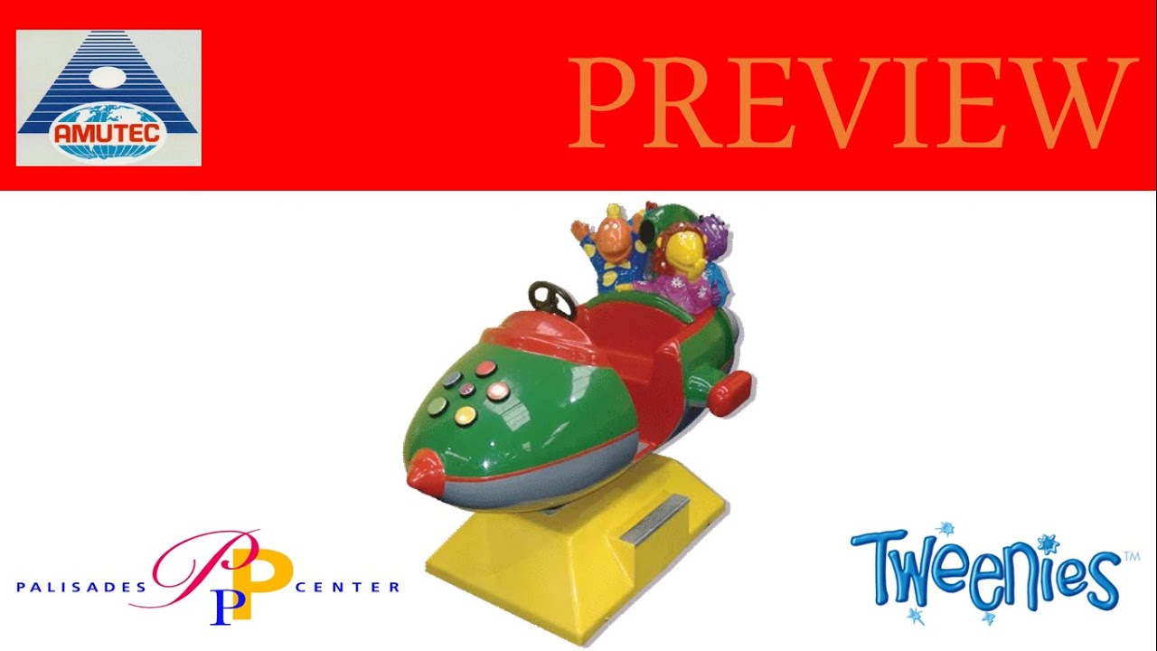 Amutec Tweenies Rocket Kiddie Ride - Preview - YouTube