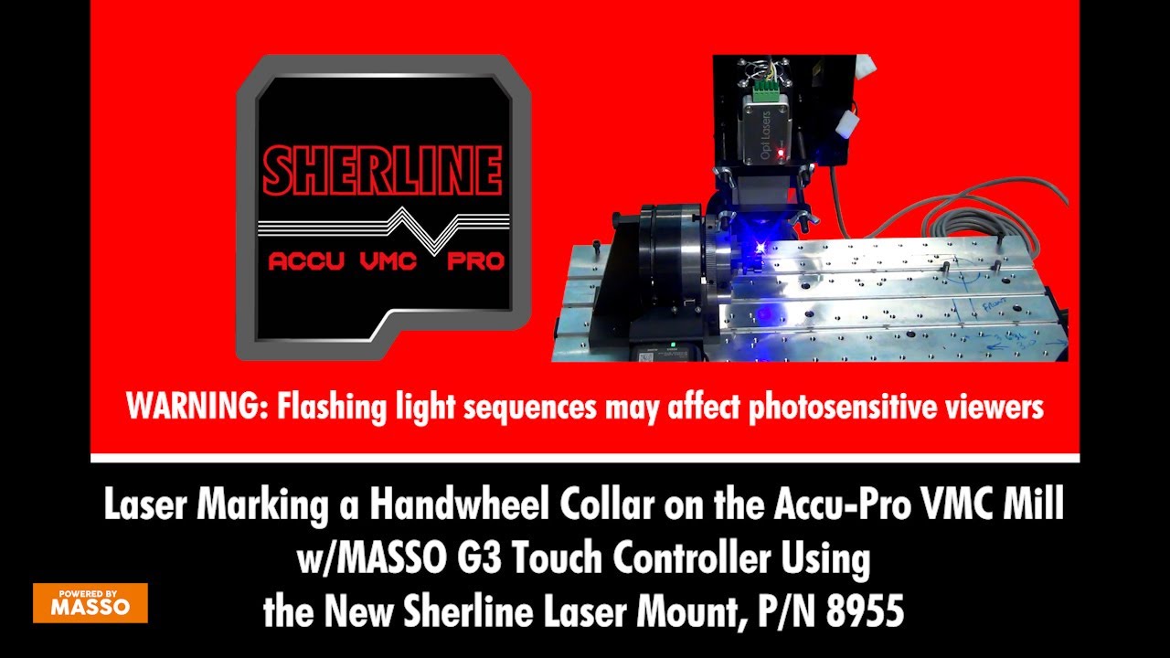 Laser Marking a Handwheel Collar - YouTube