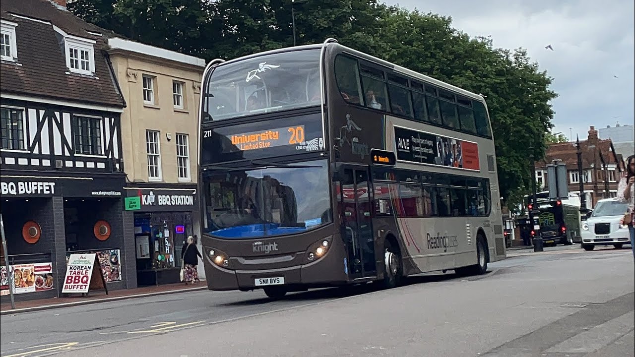 Reading Buses Enviro400 211 (SN11 BVS) On Route 20 To University - YouTube