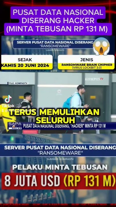 PUSAT DATA NASIONAL DISERANG HACKER - YouTube
