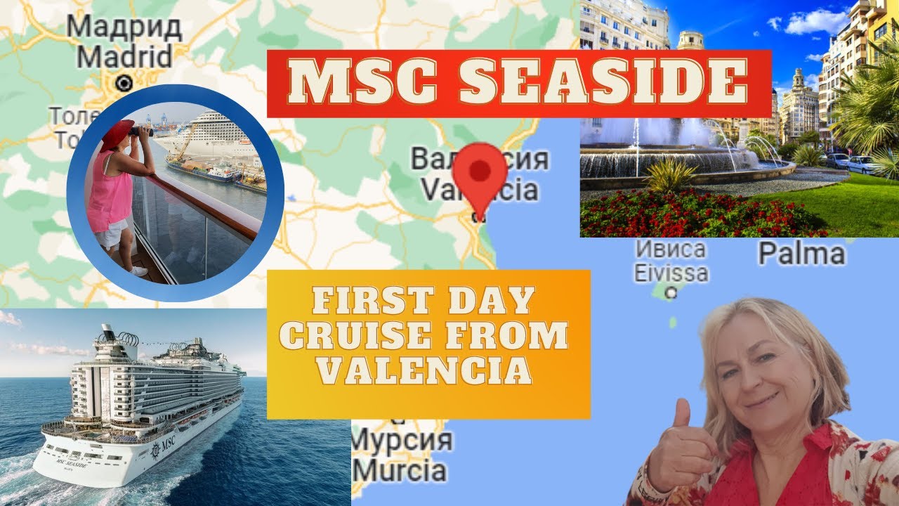 MSC SEASIDE.VALENCIA.First day cruise.Landing on the liner. - YouTube