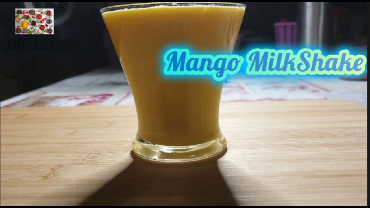 A Snap fast Video on Mango Milkshake for beginners - YouTube