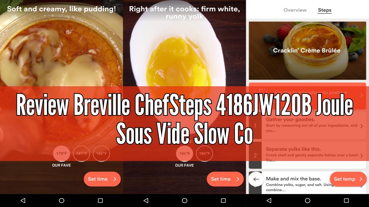 Review Breville ChefSteps 4186JW120B Joule Sous Vide Slow Cooker, 11 x ...
