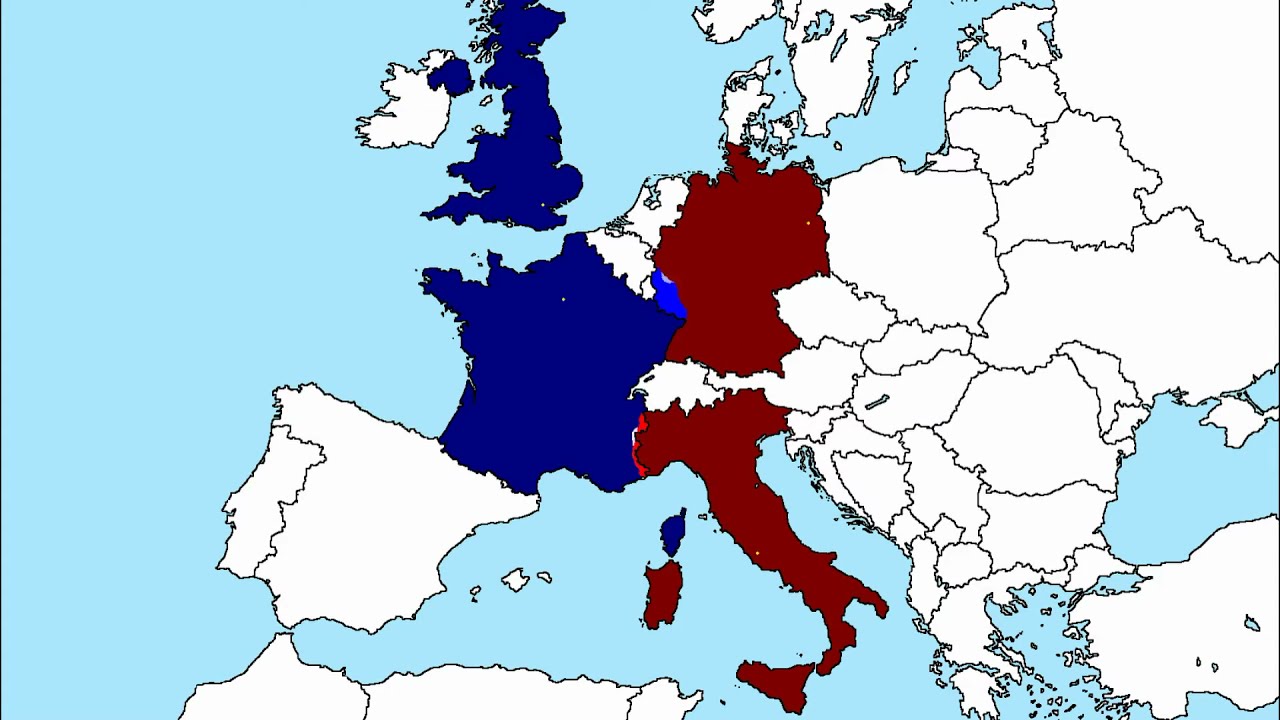 Italy and Germany vs France and Uk - YouTube