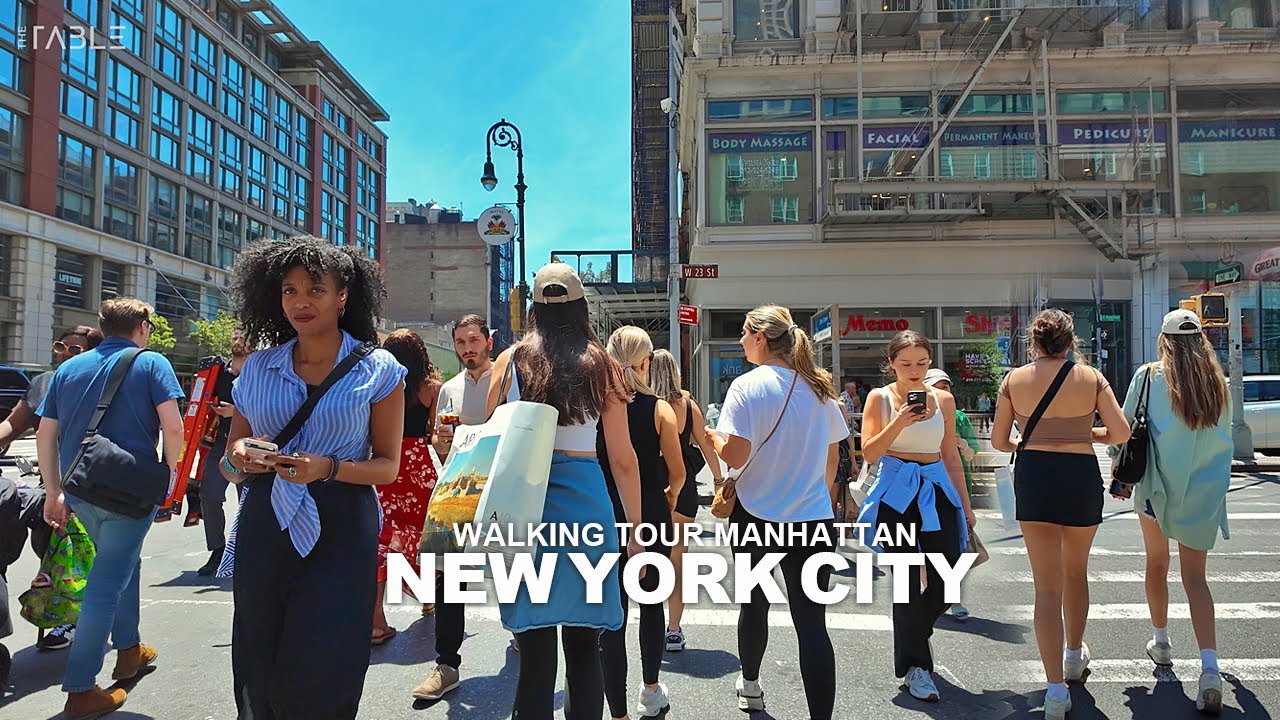 NEW YORK CITY TRAVEL 78 - WALKING TOUR MANHATTAN SoHo, Broadway, 5th ...