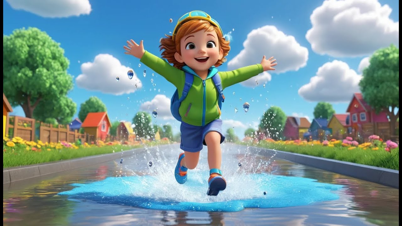 Splish and Splash, Sparkling Like a Jellybean! | Fun Water Song for ...