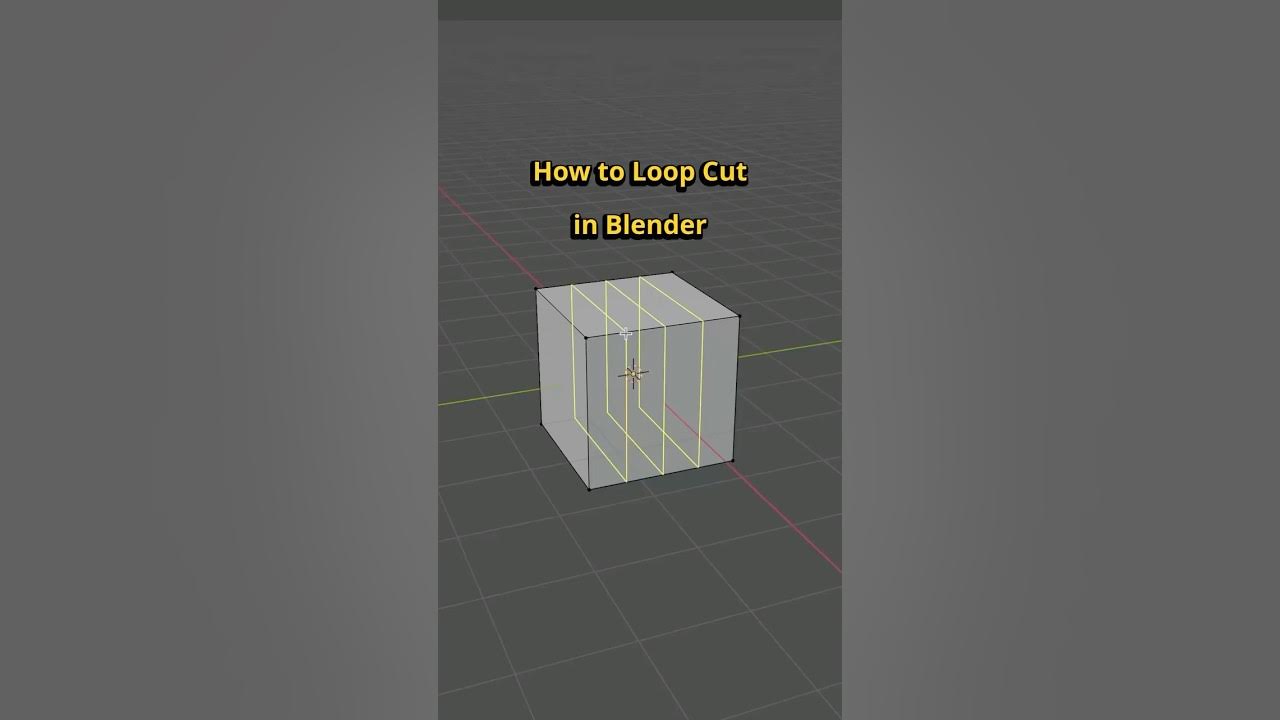 How to Loop Cut in Blender - YouTube