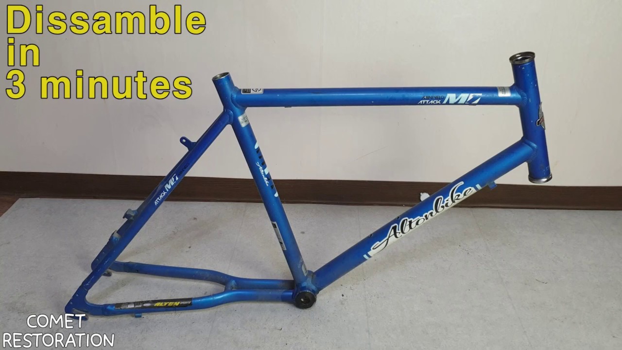 Bicycle disassembly in 3 minutes!! - YouTube