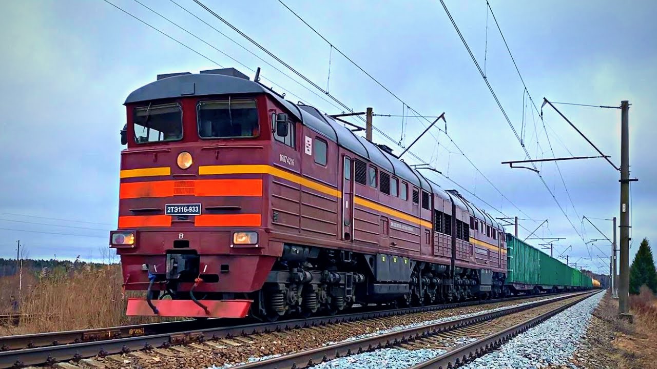 TRAIN spotting in Latvia | Trains, tracks, and scenery | Early 2023 ...