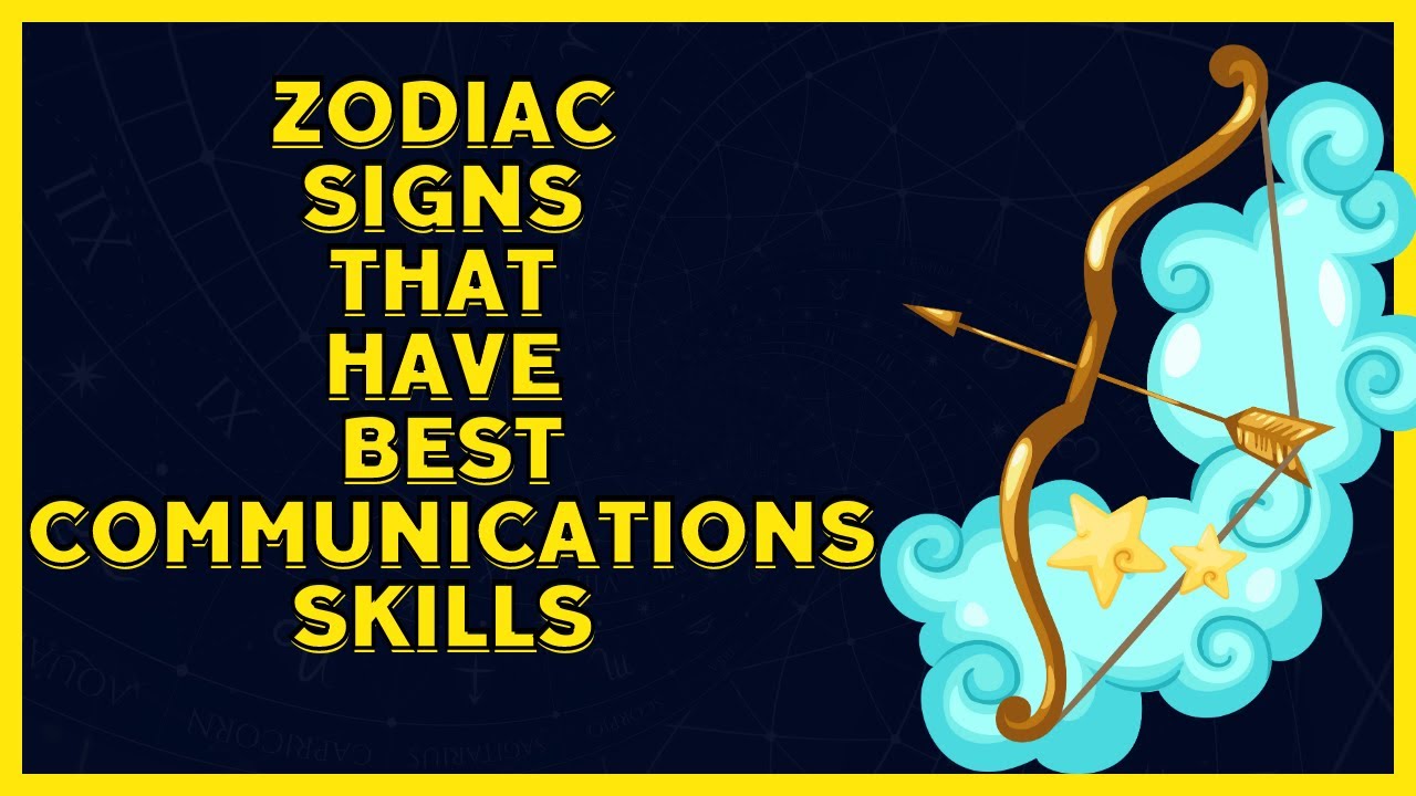 6 Zodiac Signs That Have Excellent Communication Skills - YouTube