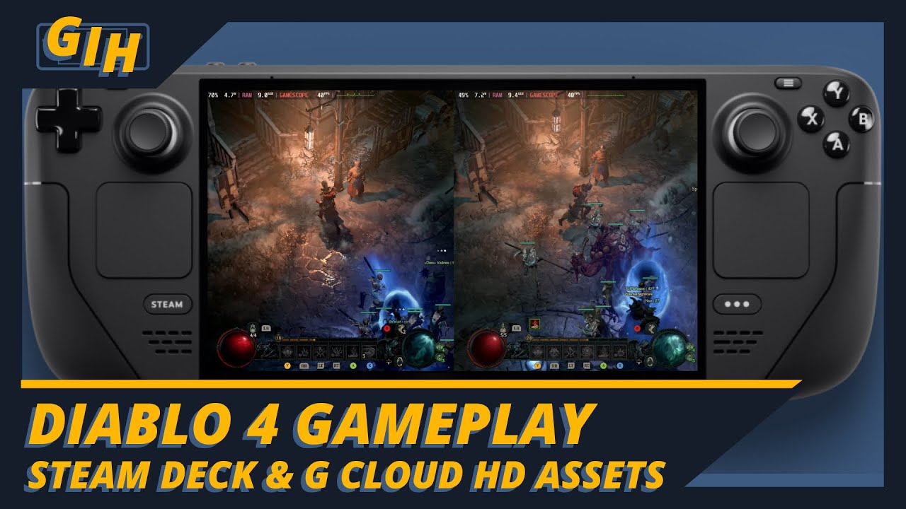 Diablo 4 Steam Deck and G Cloud Gameplay - YouTube