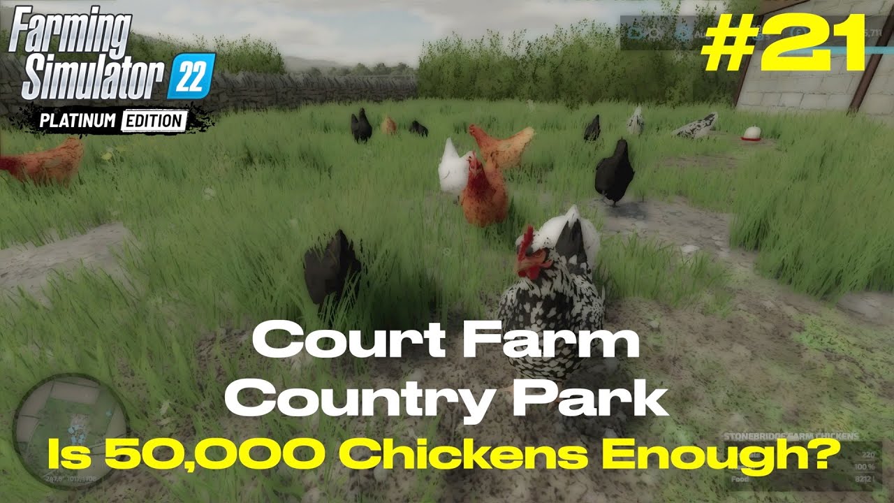FS22 COURT FARM | IS 50k CHICKENS ENOUGH? | Ep 21 | COURT FARM COUNTRY ...