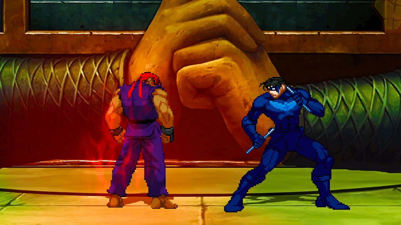 Dark Ryu Vs. NightWing - Acrobatic Shadows - YouTube