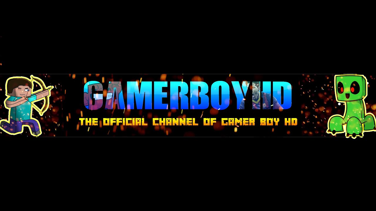 Gamer Boy HD Banner - Speed Art! - YouTube