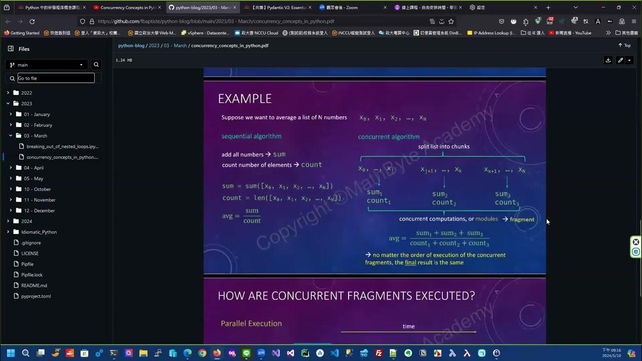 《python Deep Dive》系列課程延伸 Week 11 Concurrency Concepts In Python Youtube 1768