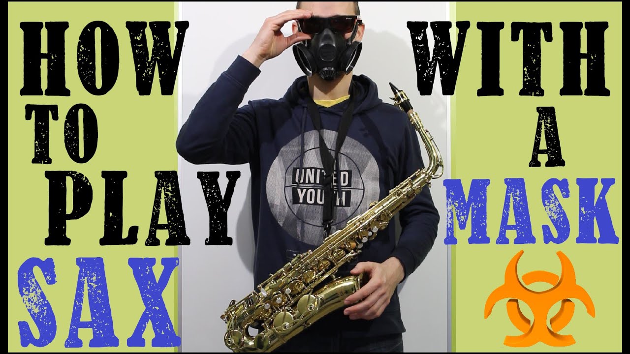 How to play Saxophone with a protective mask - Zelda Shop Theme (a ...