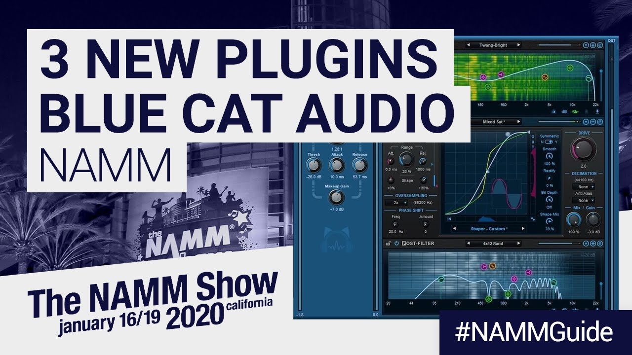 3 NEW Blue Cat Audio VST Plugin VST Effects | NEW VSTs at NAMM 2020 ...