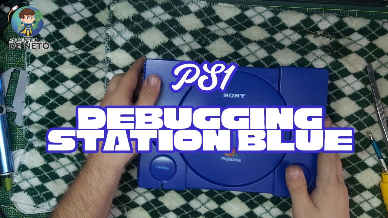 FIZEMOS O PS1 DEBUGGING STATION BLUE!!! - YouTube