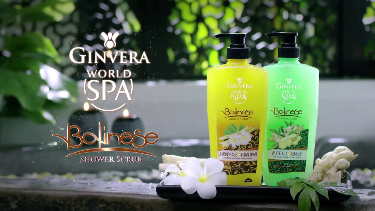 Ginvera World Spa Balinese Shower Scrub MAL 20sec - YouTube