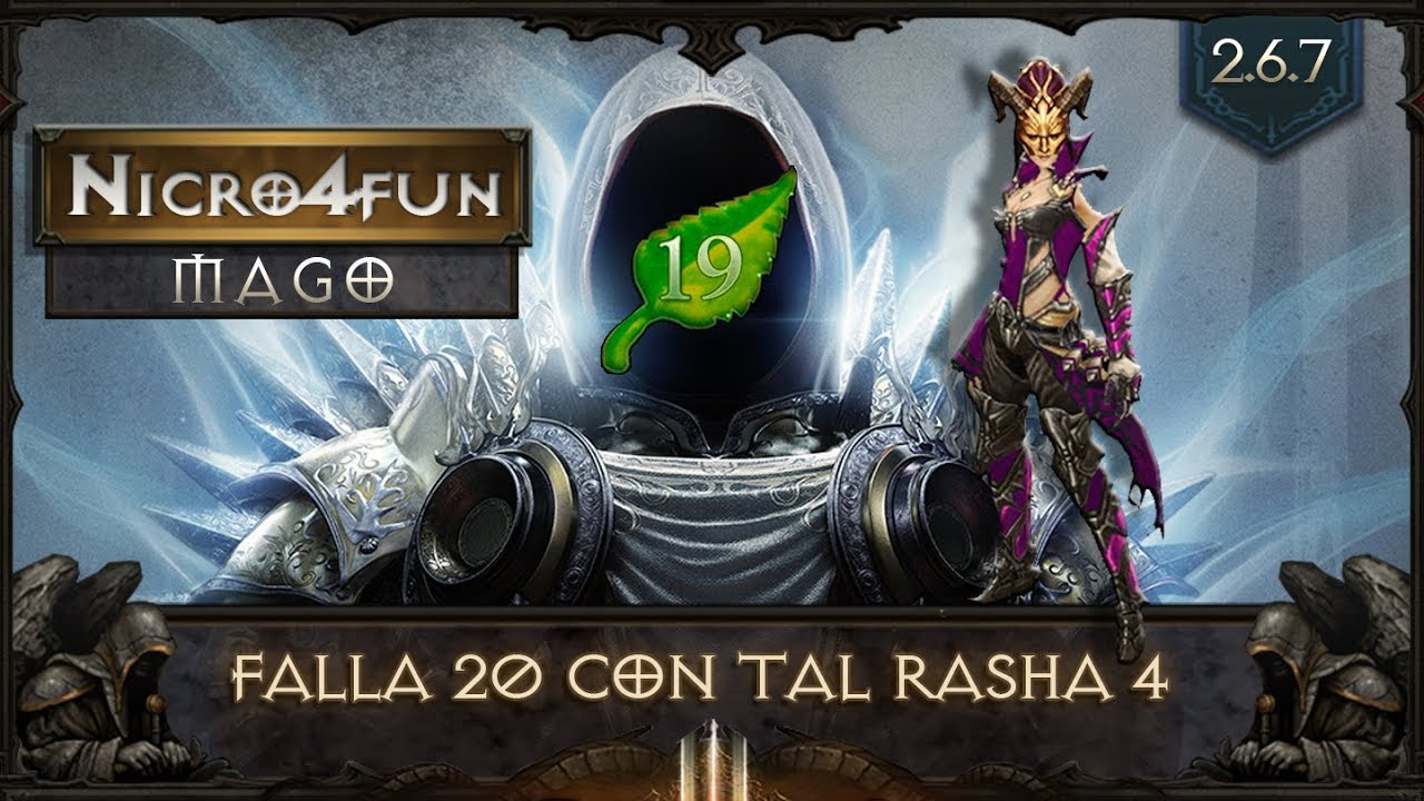 D3 - GR 20 con 4xElementos de Tal Rasha [2.6.7] - YouTube