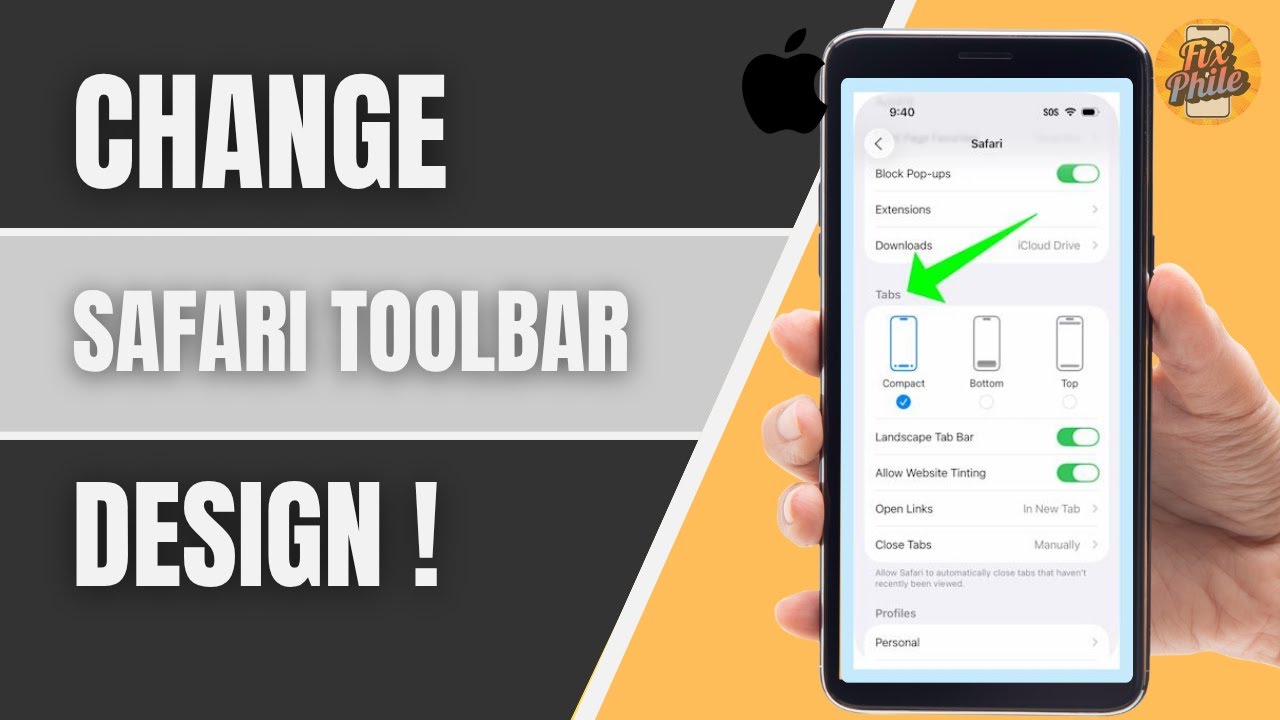 How to Customize Safari Toolbar Design on iPhone (iOS 26 Guide) - YouTube