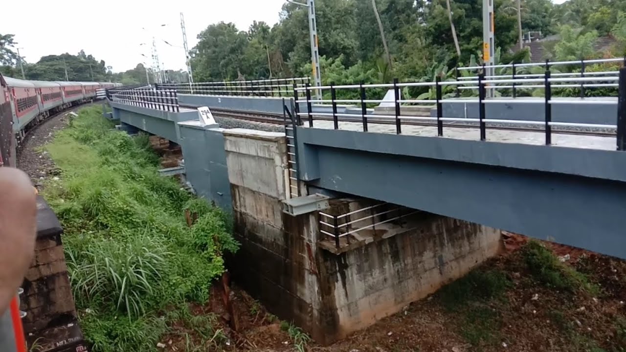 Cape Pune Express speeding along newly laid track on Kottayam ...