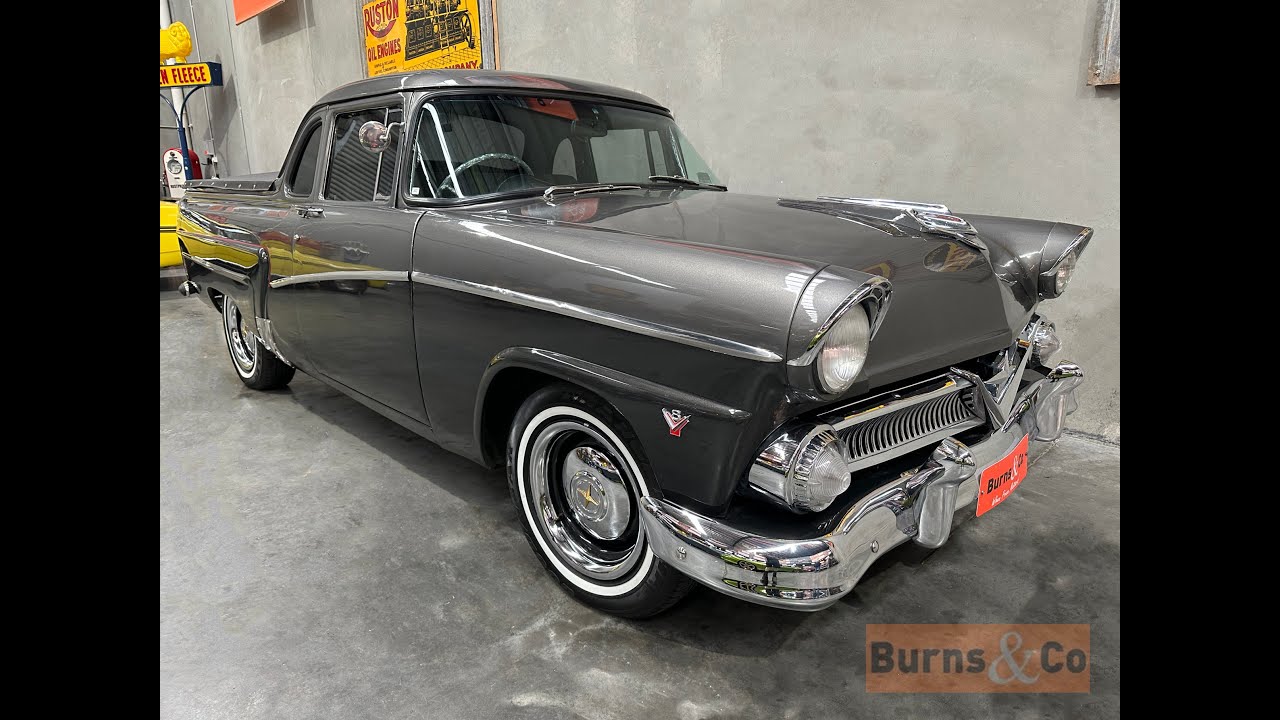 1958 Ford Mainline Star Model Utility V8 - YouTube