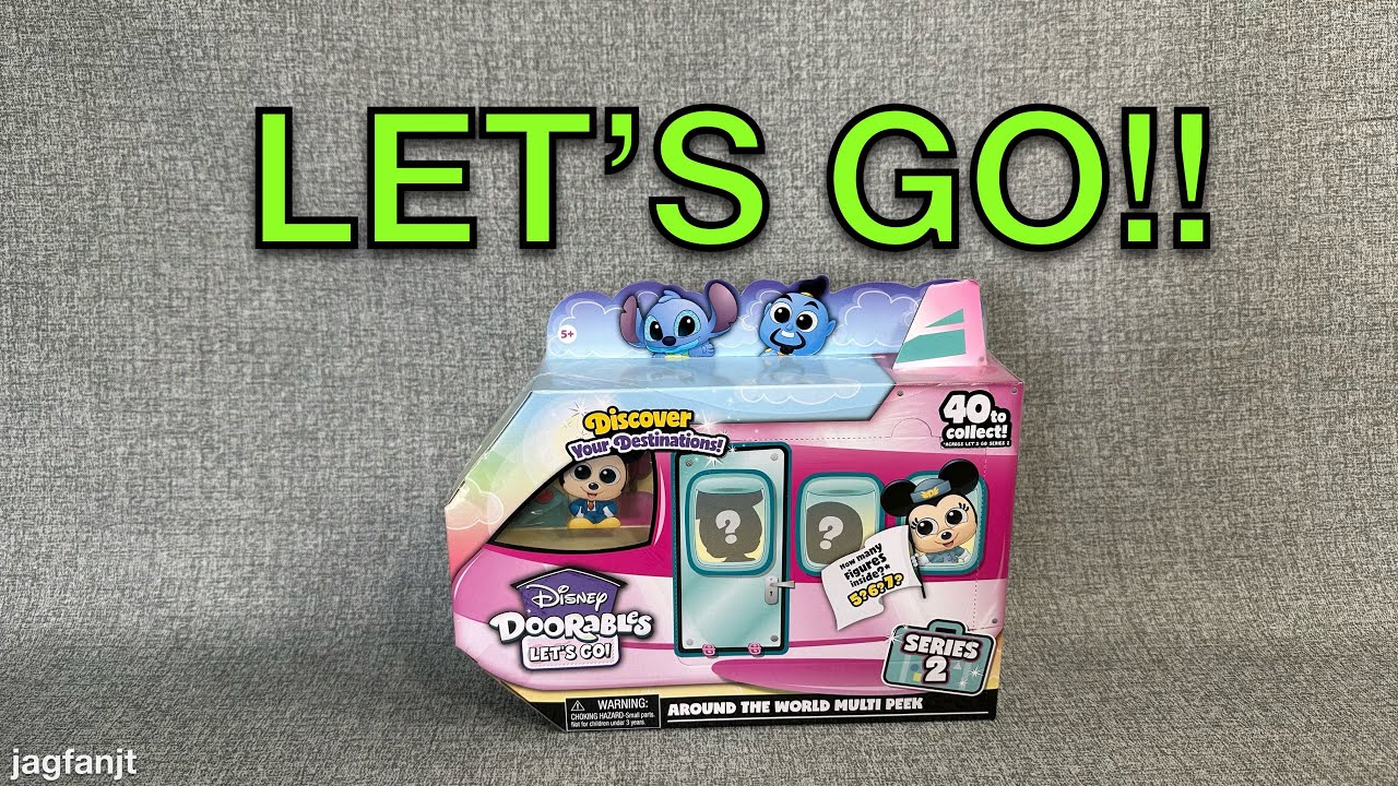 Disney Doorables Let’s Go Series Two Unboxing! Ride Like The Wind ...